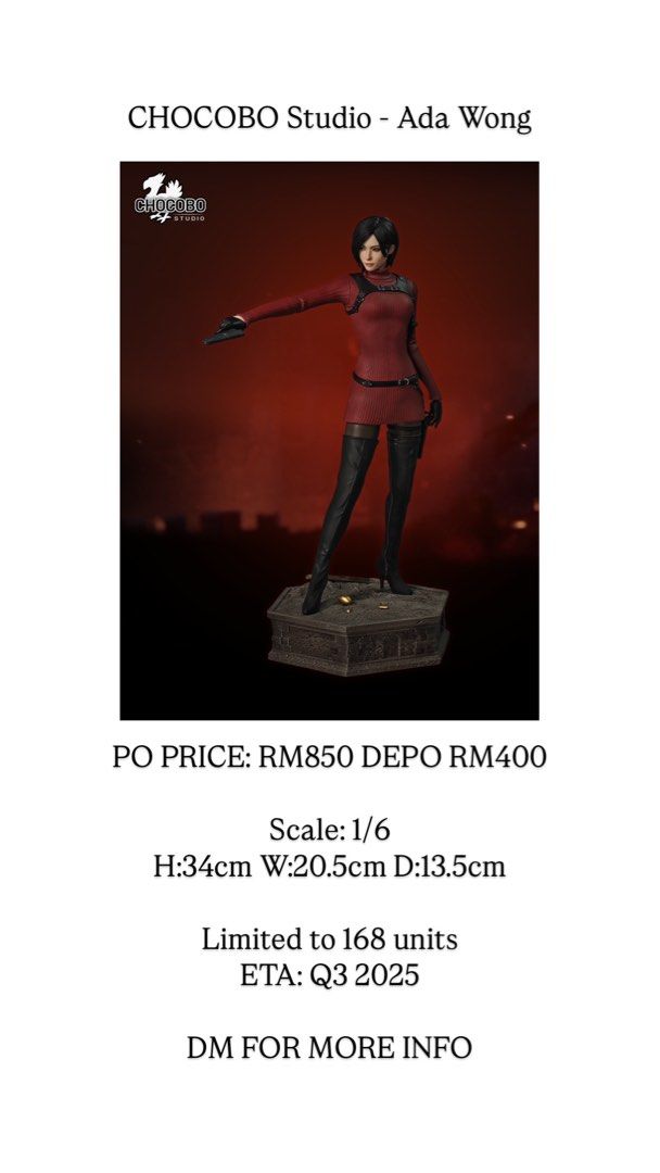 CHOCOBO Studio - Ada Wong, Hobbies & Toys, Toys & Games on Carousell