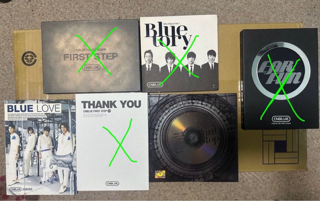 CNBLUE Albums & postcards, Hobbies & Toys, Music & Media, CDs & DVDs on Carousell