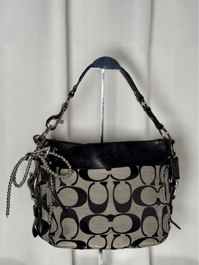 COACH ZOE SIGNATURE CANVAS, Women's Fashion, Bags & Wallets, Shoulder ...