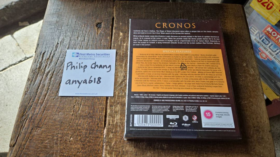 Cronos (Limited Edition / 4K Ultra HD + Blu-ray)(Region B), Hobbies & Toys, Music & Media, CDs ...