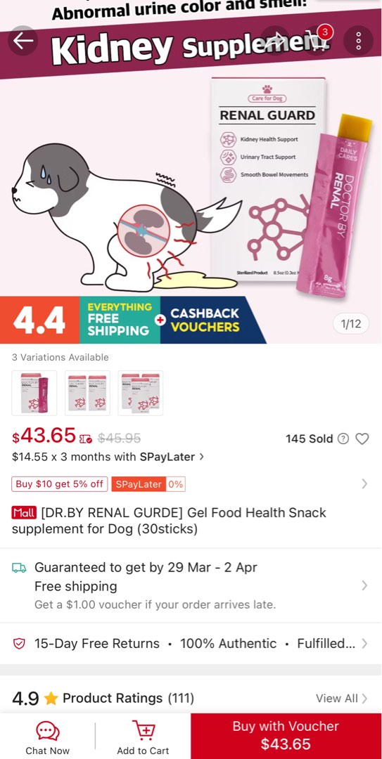 Dr By Renal guard, Pet Supplies, Pet Food on Carousell