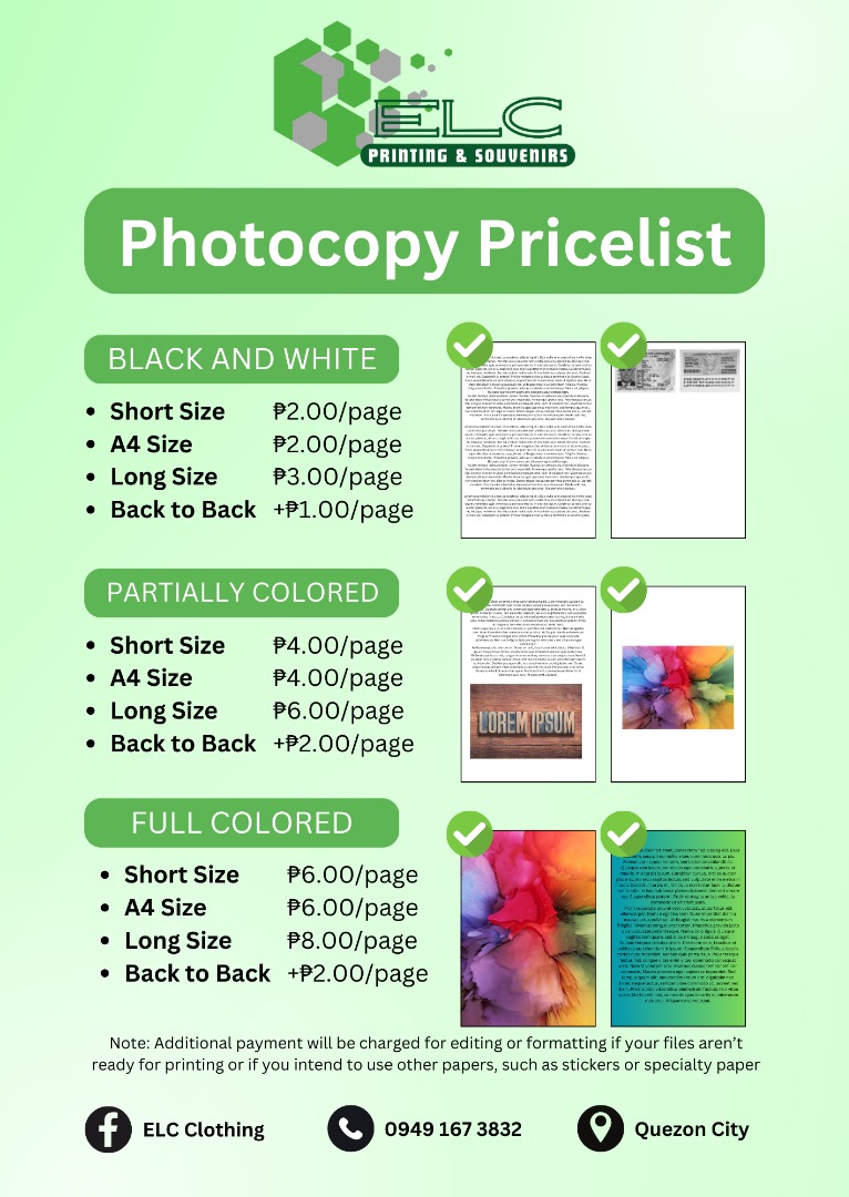 ELC PRINTING – YOUR ONE-STOP PRINT SHOP!, Everything Else, Others on ...