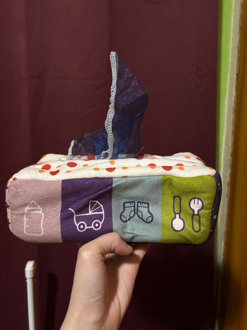 Hoshi Baby 13 Pulls My First Tissue Cloth Fabric Box Pull Toy ...