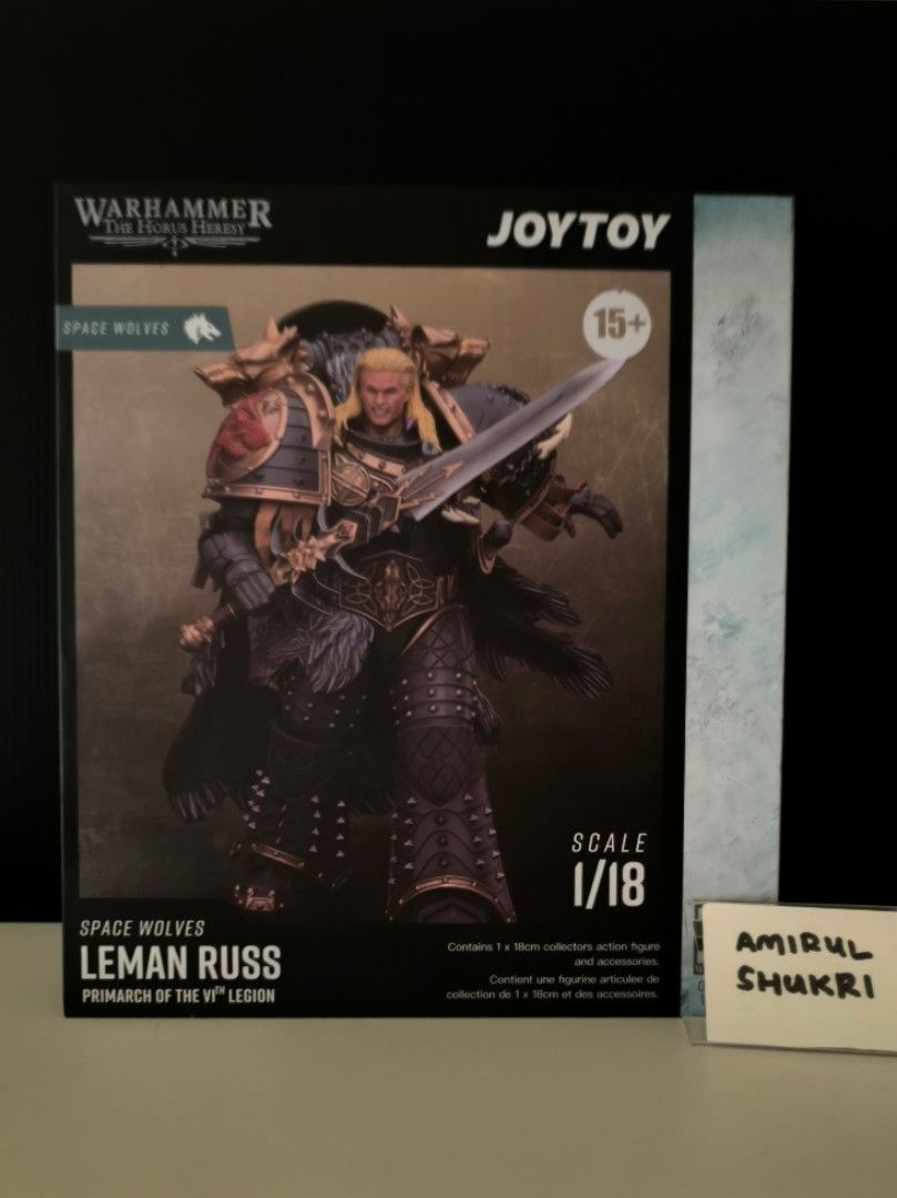 JoyToy Warhammer 40k Primarch Leman Russ Space Wolves 1/18 scale ...