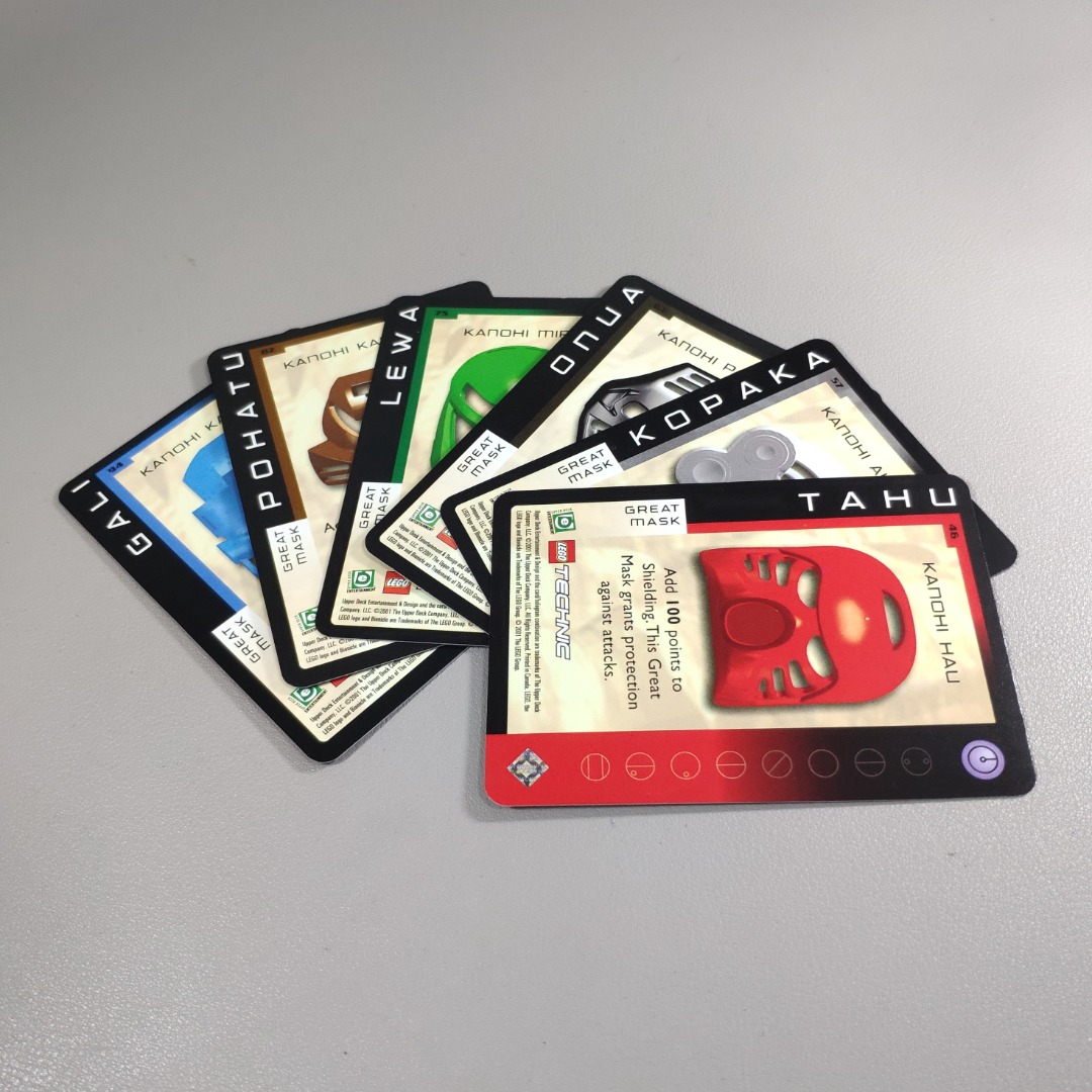 Lego Bionicle Collectibles - Bionicle TCG Quest for the Masks Cards Set ...