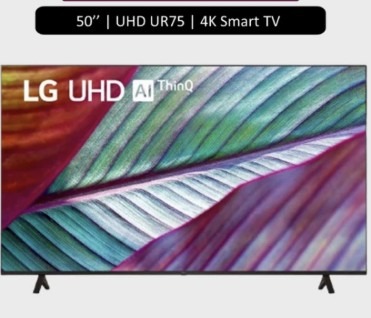 LG 4K Ultra-High-Definition 50-inch TV 50UR7550PSC Smart TV with Magic ...