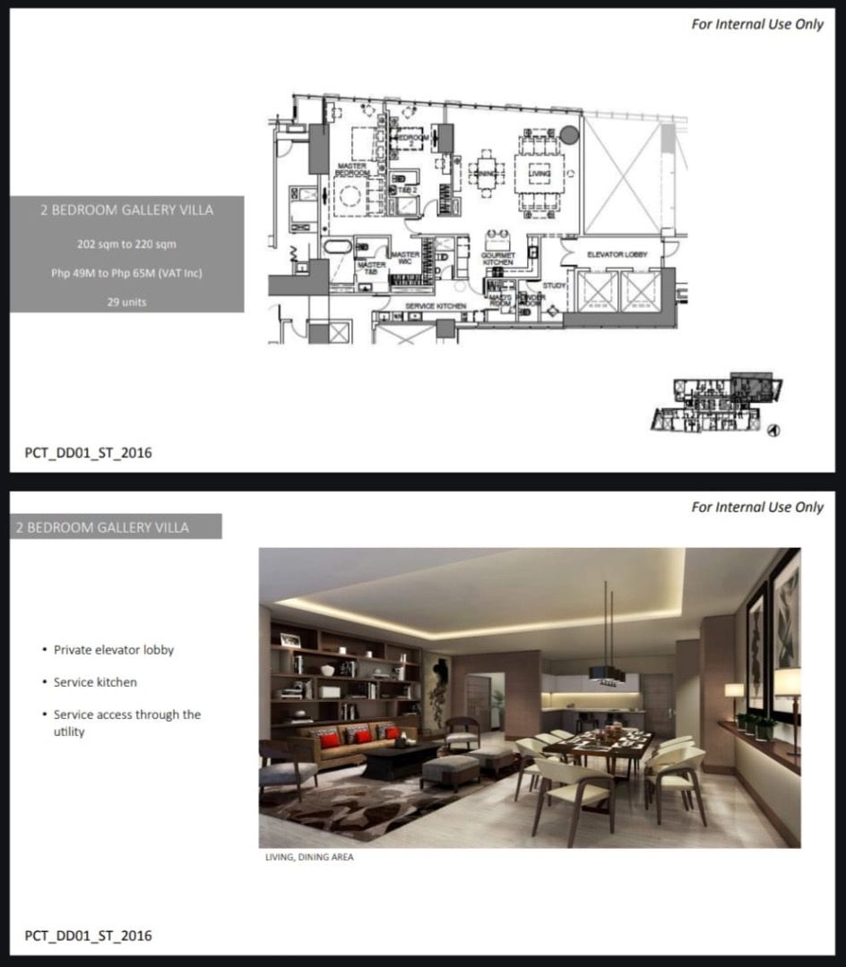 LM - FIRE SALE! 2 Bedroom Gallery Villa Unit, Park Central Towers ...