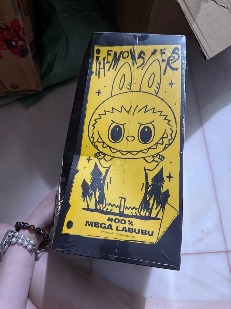 MEGA LABUBU 400% Sketch, Hobbies & Toys, Toys & Games on Carousell