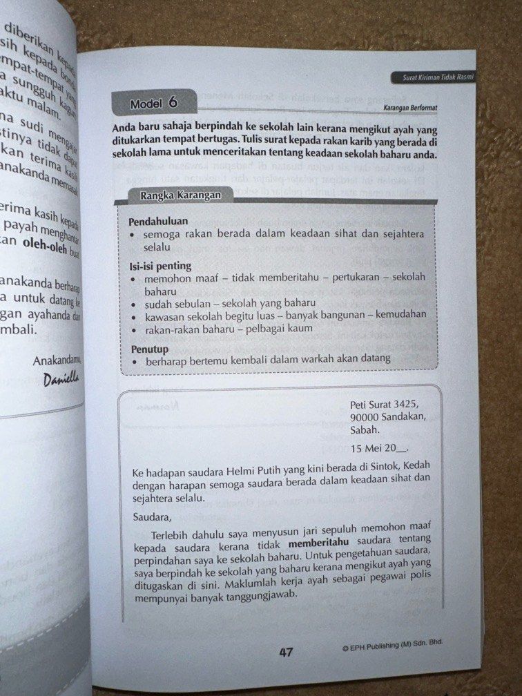 Model Karangan Bahasa Melayu (Tingkatan 1,2,3), Hobbies & Toys, Books ...