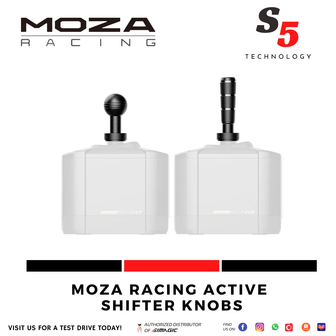 MOZA Racing Active Shifter Knobs / sim racing / eracing / driving simulator/ shifter knob, Video ...