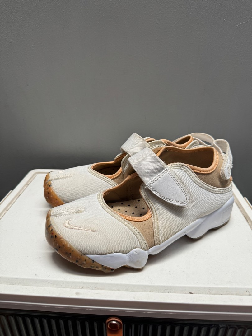 NIKE AIR RIFT WHITE - White / Pearl White / Hemp / Orange Chalk, Fesyen ...