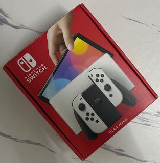 Nintendo Switch White OLED, Video Gaming, Video Game Consoles, Nintendo ...