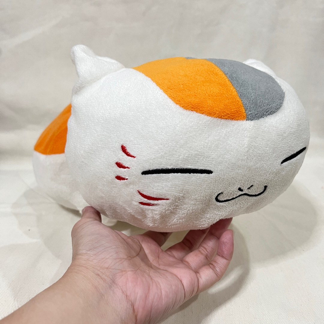Nyanko Sensei Lucky Cat White Medium Plushie, Hobbies & Toys, Toys ...