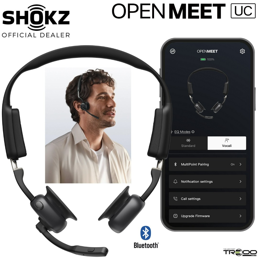 [Official] Shokz OpenMeet Wireless Bluetooth Bone Conduction Headset ...