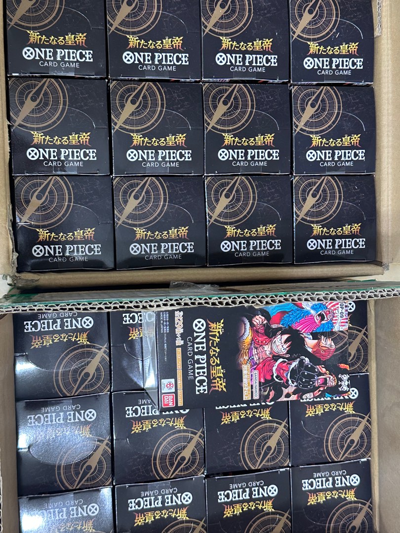 One piece OPCG 海賊王OP09 原盒 日版 2025.04.16, 興趣及遊戲, 玩具 & 遊戲類 - Carousell