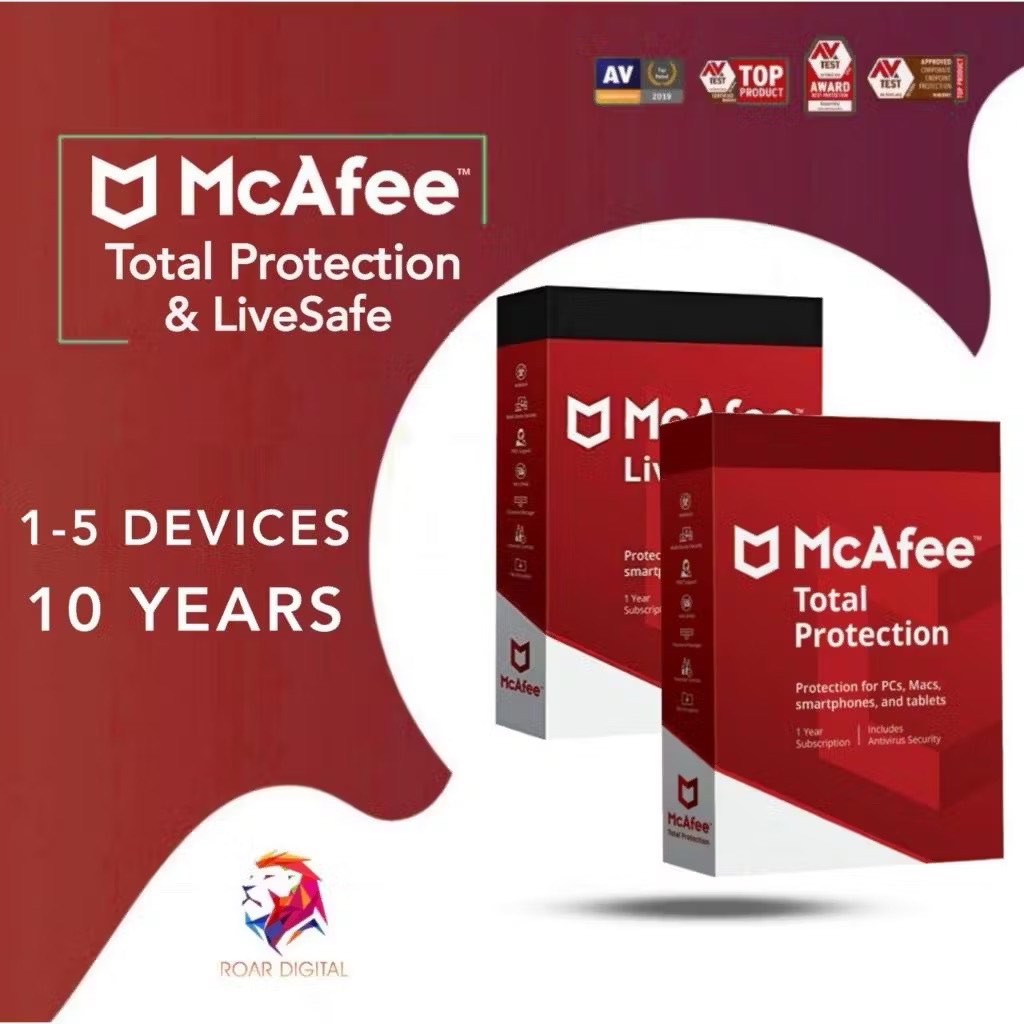 ORIGINAL 2025 MCAFEE TOTAL PROTECTION 10 YEARS++ 31 DAYS WARRANTY!, Computers & Tech, Parts ...