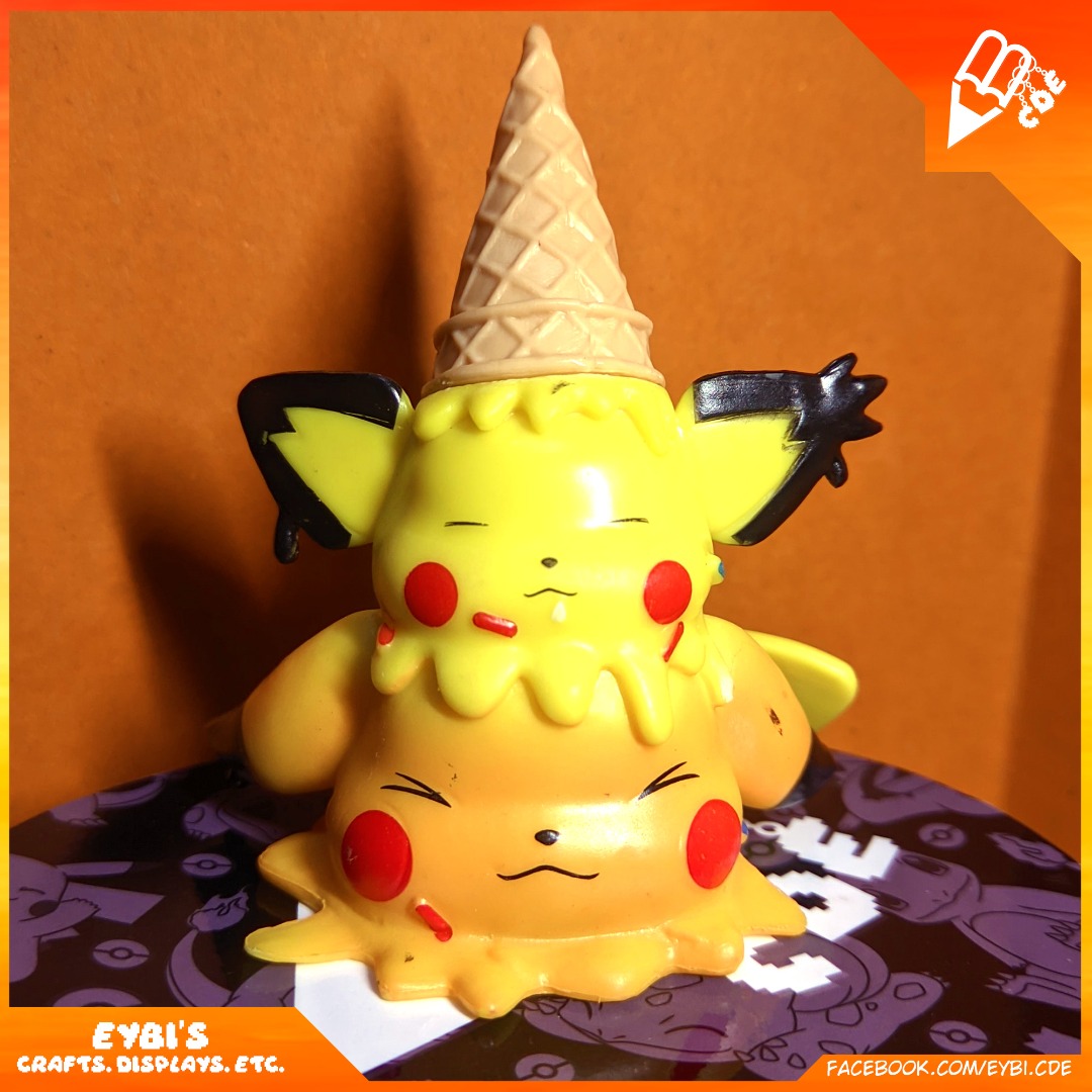 Pokemon Pichu Pikachu Ice Cream HQKO Figure (Loose), Hobbies & Toys ...