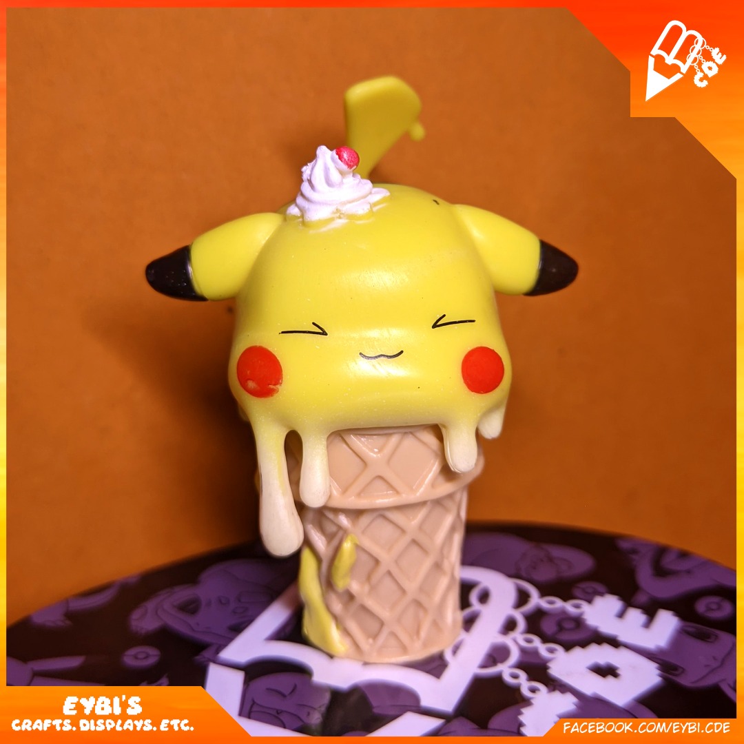 Pokemon Pikachu Ice Cream HQKO Figure (Loose), Hobbies & Toys, Toys ...