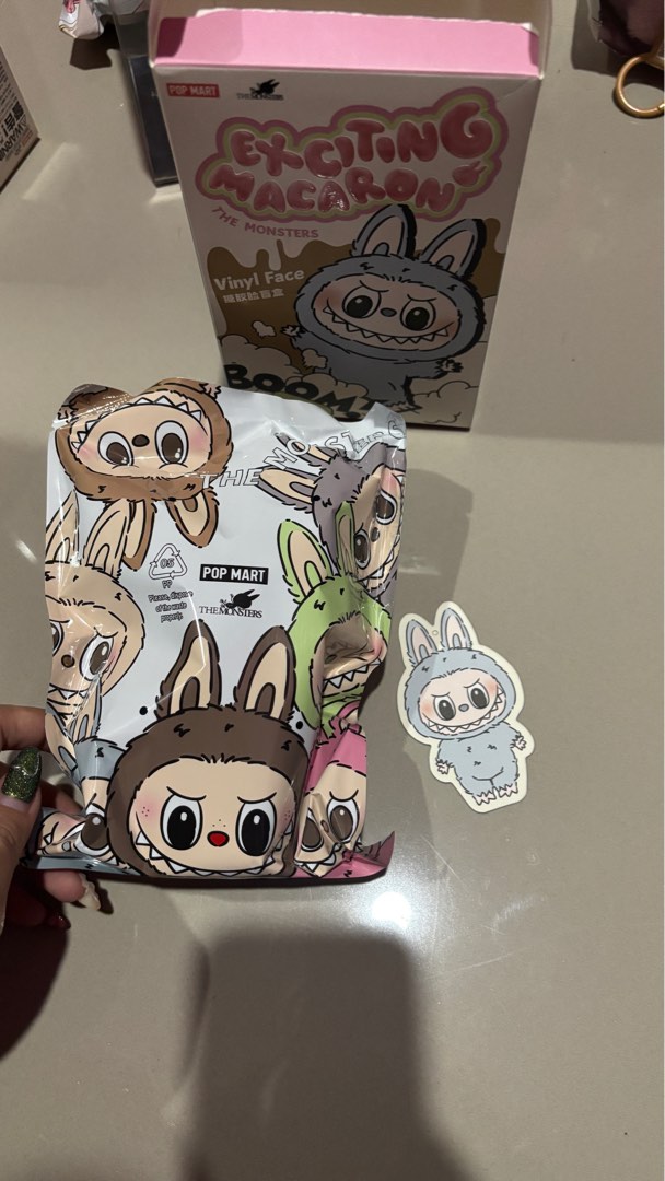 popmart labubu - exciting macaron - seasalt, Toys & Collectibles ...