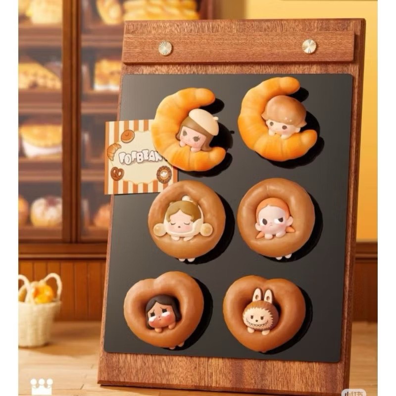 Popmart Popbean Baked Bread Refrigerator Sticker Set, Hobbies & Toys ...