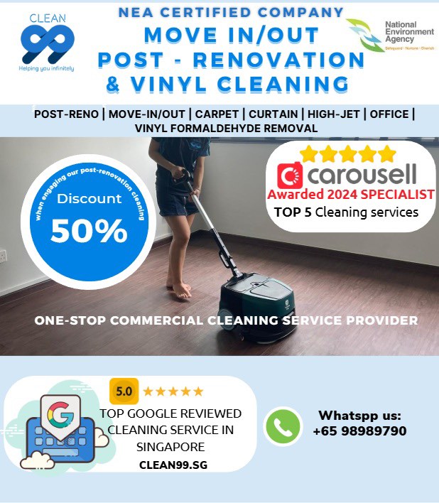 Post renovation cleaning / Formaldehyde removal / Vinyl cleaning ...