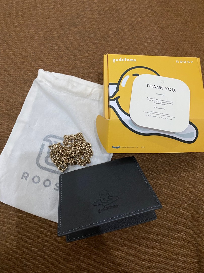 Roosy x gudetama miyu card holder, Fesyen Wanita, Tas & Dompet di Carousell
