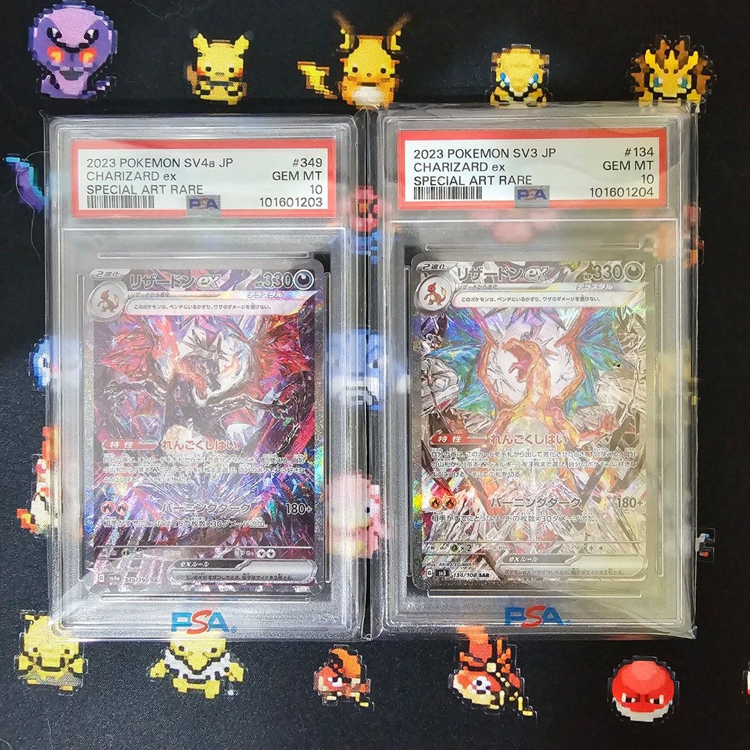 Sequential ST SV4a and ROBF SV3 Charizard EX SAR, Hobbies & Toys, Toys ...
