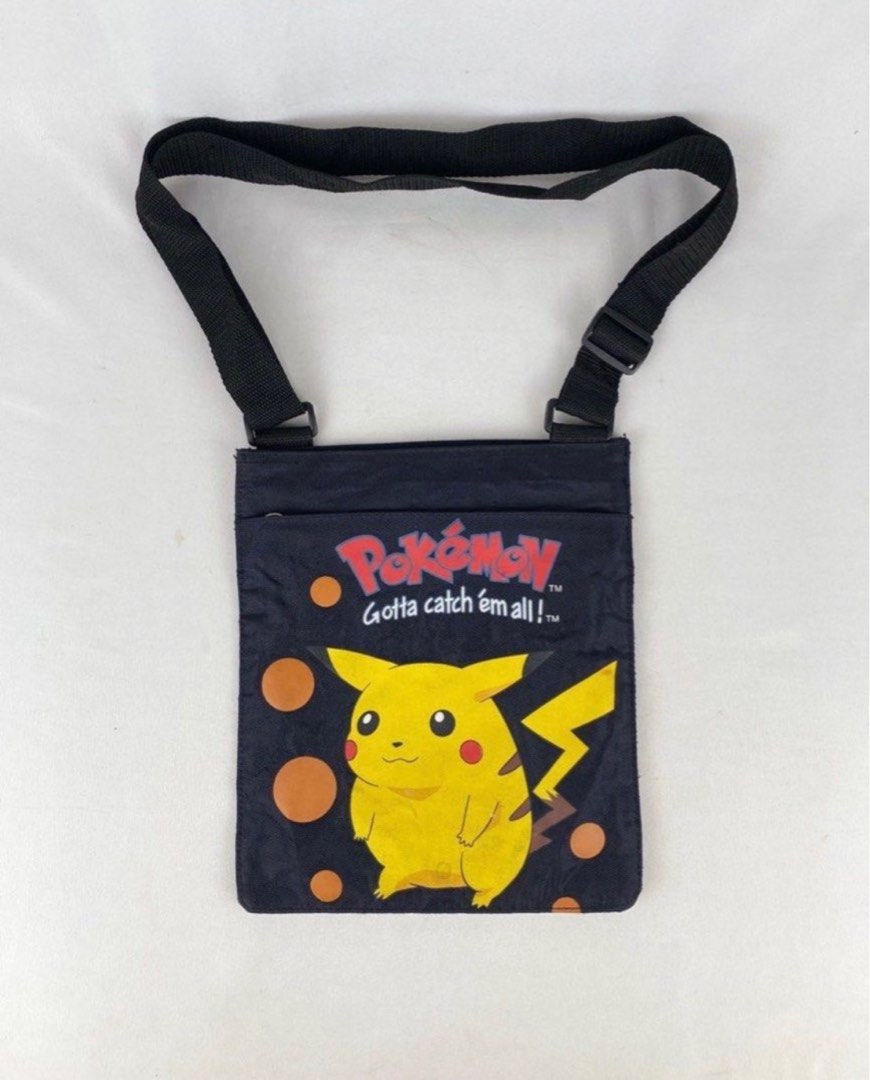 Sling Bag Vintage Pokemon, Fesyen Pria, Tas & Dompet , Tas Selempang di ...