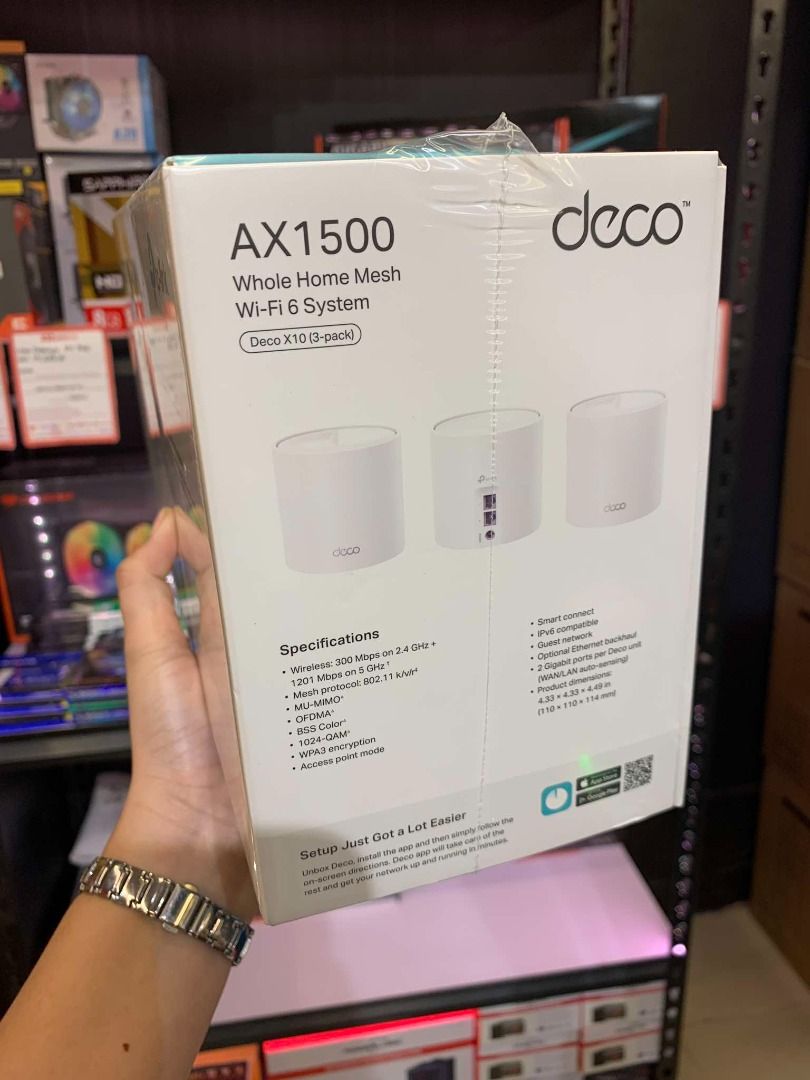 TP-Link Deco X10 AX1500 Whole Home Mesh WiFi 6 Router (3PACK/ 2PACK ...