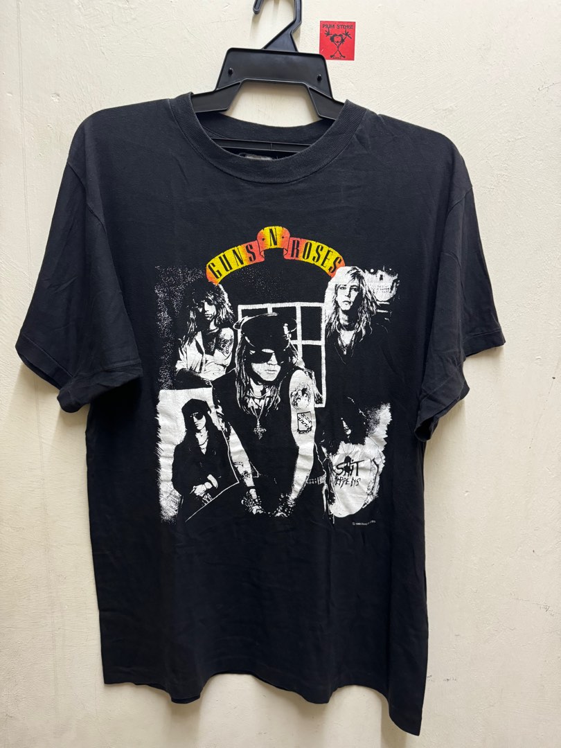 Vintage Gun And Roses, Men's Fashion, Tops & Sets, Tshirts & Polo ...