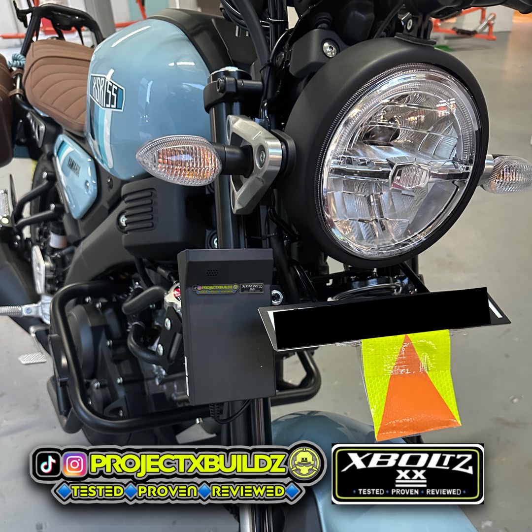 Yamaha XSR 900 XSR 155 OBU Relocation, Motorcycles, Motorcycle ...