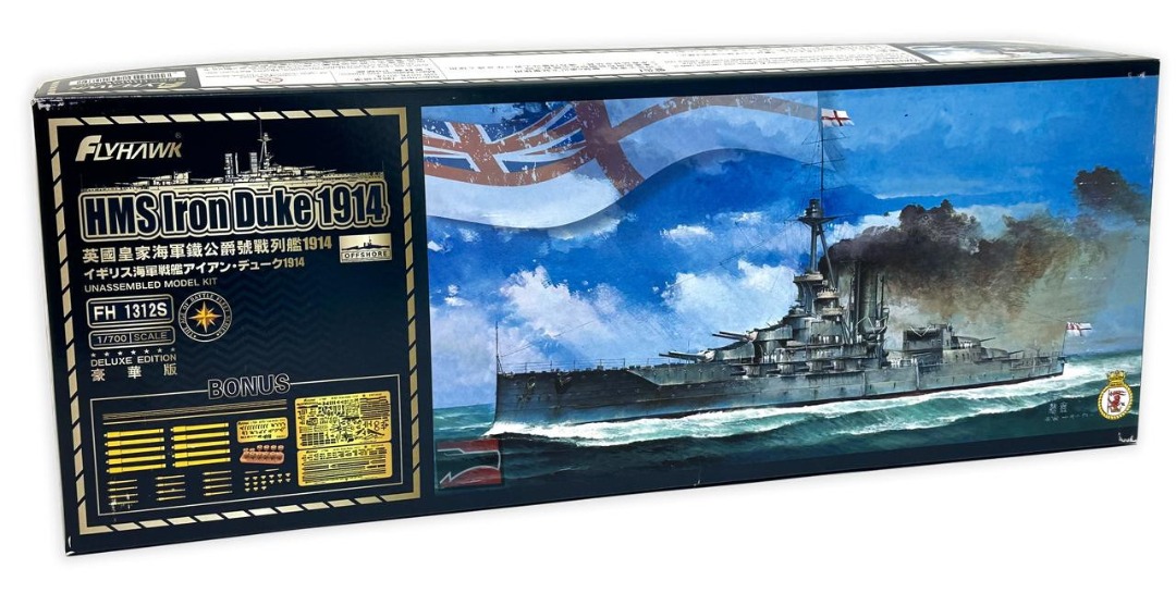 1/700 HMS Iron Duke 1914 Deluxe Ed (Flyhawk), Hobbies & Toys, Toys & Games on Carousell