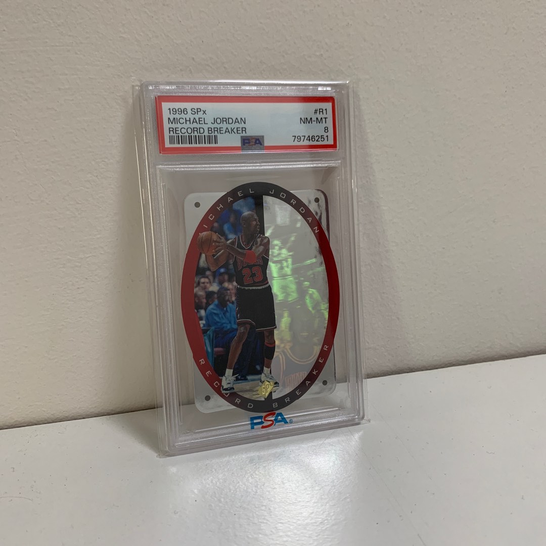 1996 SPx Michael Jordan Record Breaker - PSA 9 & 8, Hobbies & Toys ...