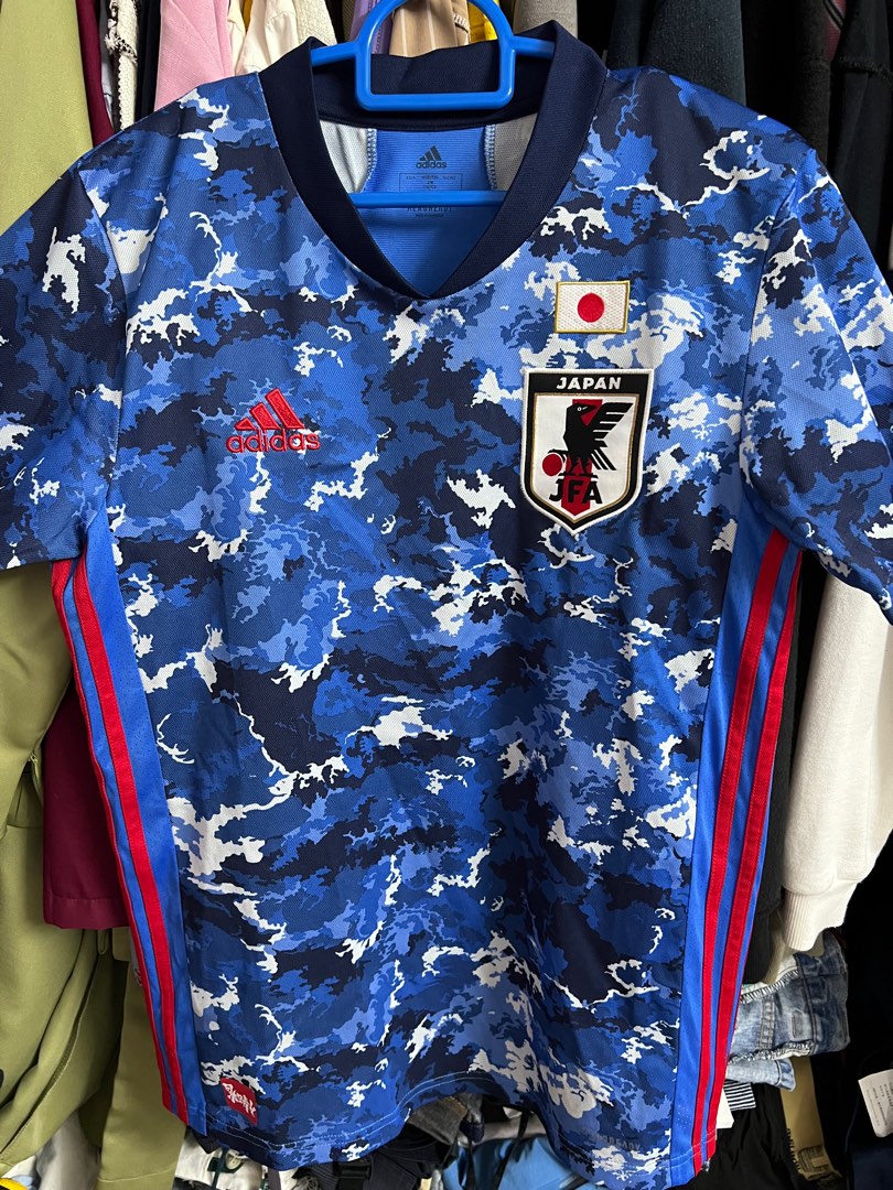 Adidas Japan Home Jersey 2020, Men's Fashion, Activewear on Carousell