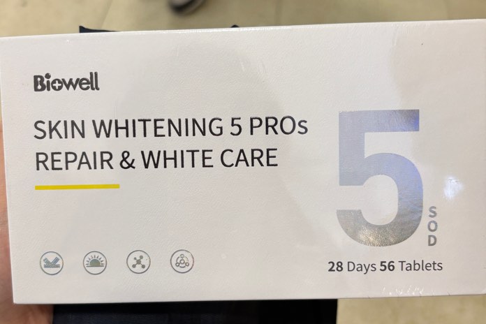 Biowell skin whitening 5 pros repair & white care, Health & Nutrition ...