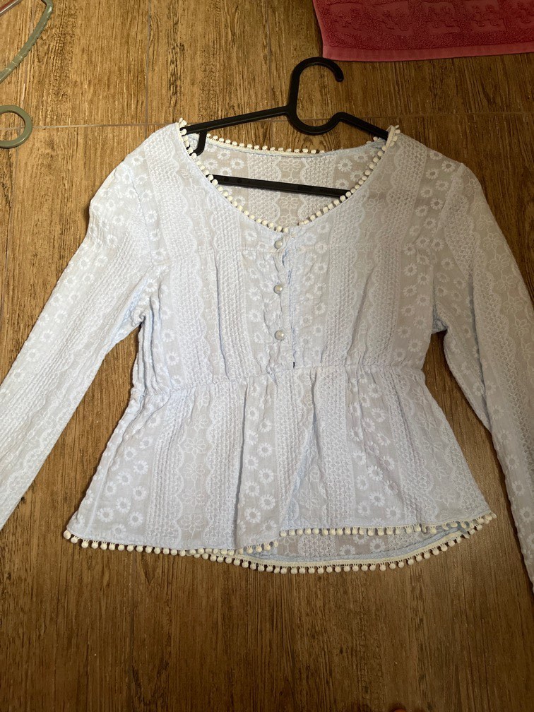 Bluey Top, Women's Fashion, Tops, Blouses on Carousell