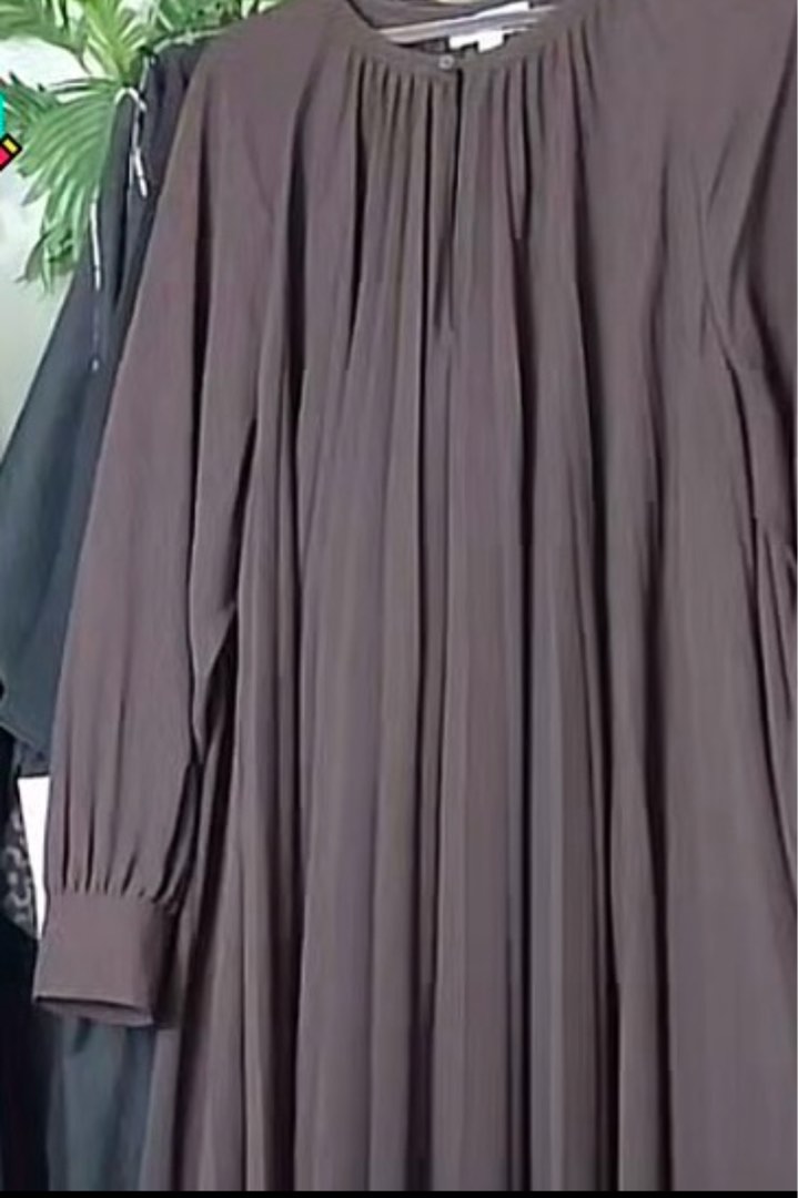 COS long blouse oversize (deep rich brown), EU size 44, Women's Fashion ...