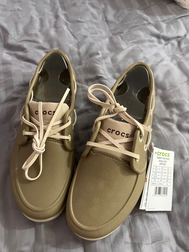 Crocs boat shoe, Men's Fashion, Footwear, Sneakers on Carousell