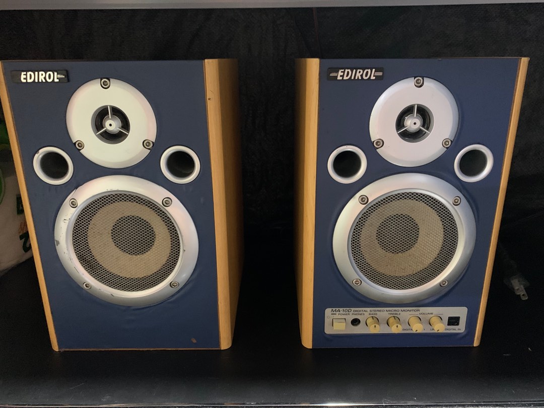 EDIROL MA-10D DIGITALSTEREO MICRO MONITOR AC 110 VOLTS 50/60 HZ 20 ...