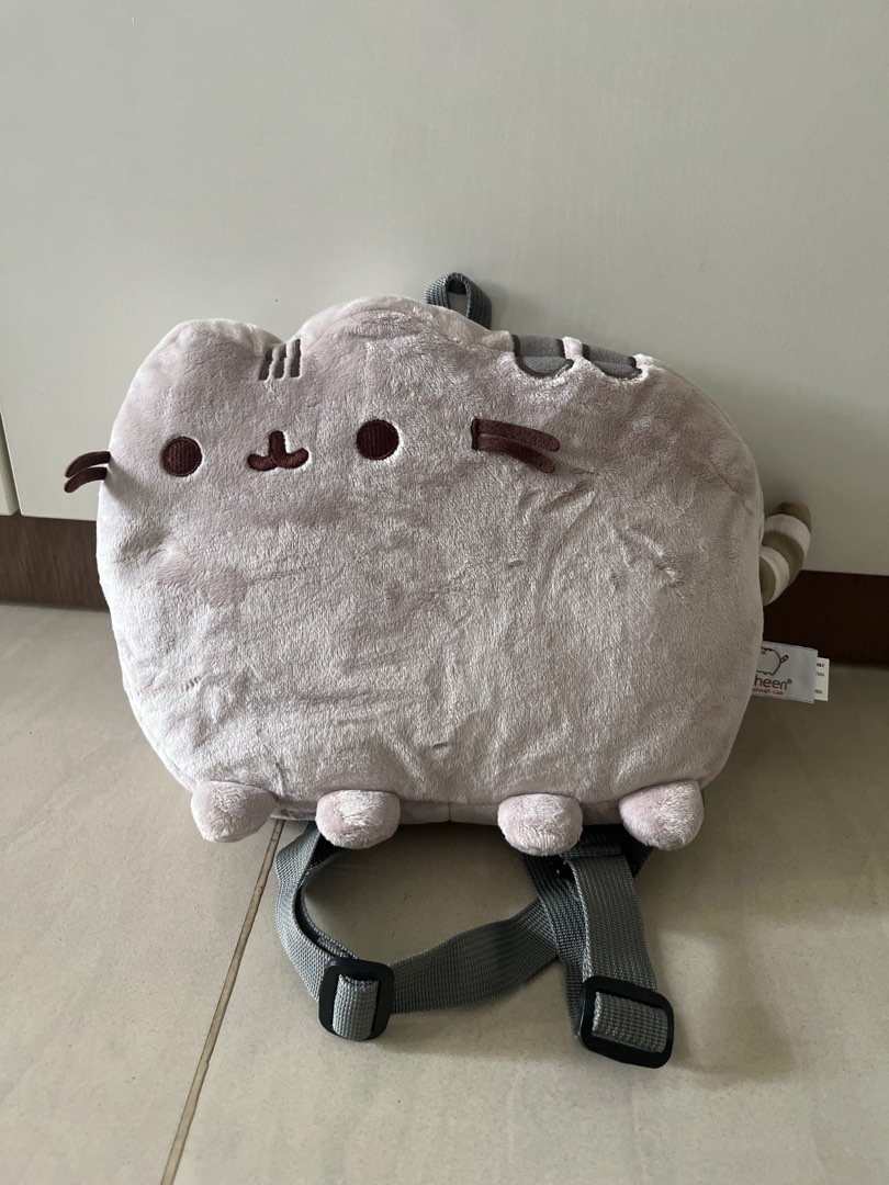 GUND Pusheen 13" Plush Backpack Bag, Women's Fashion, Bags & Wallets ...