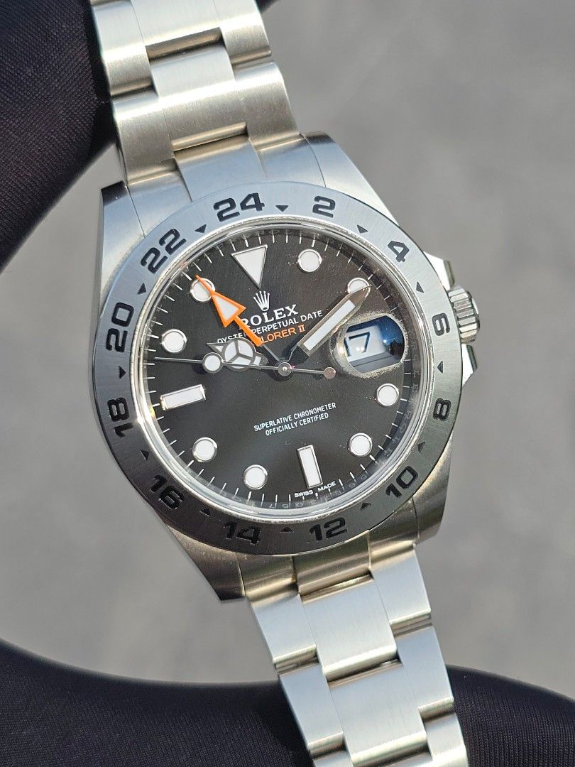[2019 LOCAL SET!] ROLEX EXPLORER 2 EXPLORER II 2 216570 BLACK NOT ...