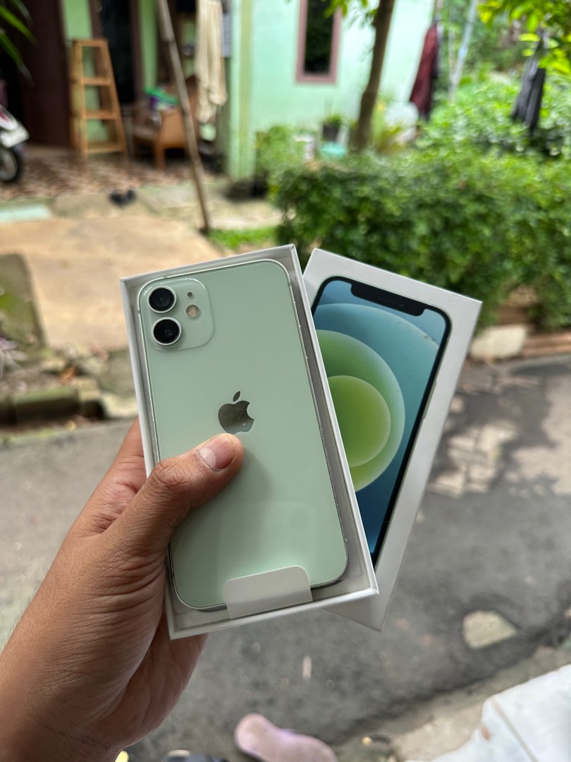 iphone 12 mini 64gb resmi digimap green, Telepon Seluler & Tablet ...
