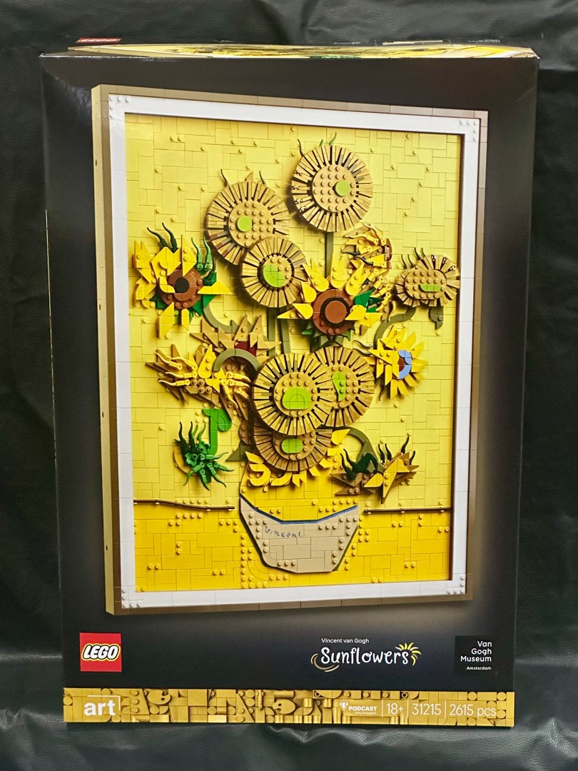 LEGO 31215 Art Vincent Van Gogh Sunflowers - New and Sealed, Hobbies ...