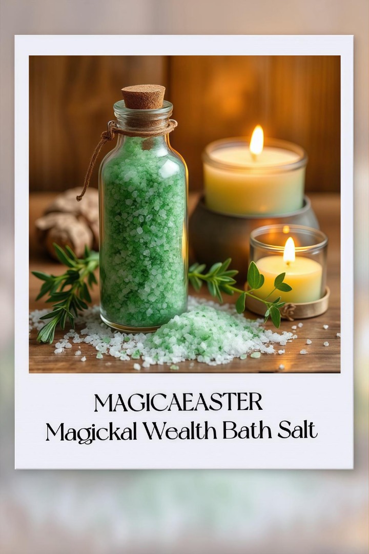MagicaeAster Magickal Wealth Bath Salt , Beauty & Personal Care, Bath ...