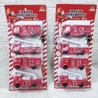 Mainan Kendaraan Truk PMK Truck Damkar Fire Engine Rescue Emergency 4p ...