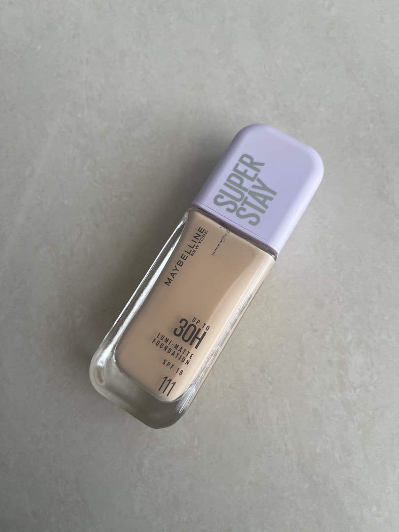 Maybelline Superstay Lumi Matte Foundation - Shade 111, Kesehatan ...