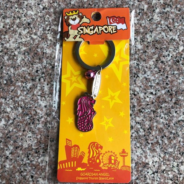 Merlion Keychain Pink, Sports Equipment, Other Sports Equipment and ...