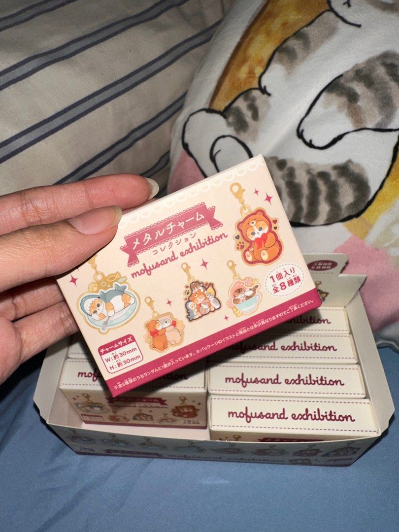 Mofusand Exhibition Pendant Blind Box Keychain, Hobbies & Toys ...