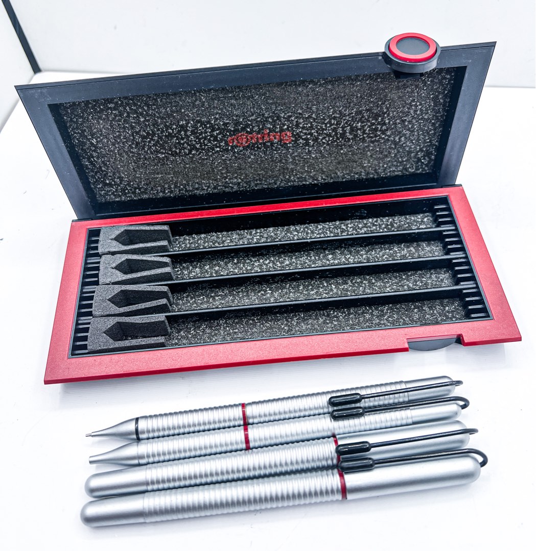 NOS Rotring 900 matt silver Fountain Pen ballpoint rollerball ...