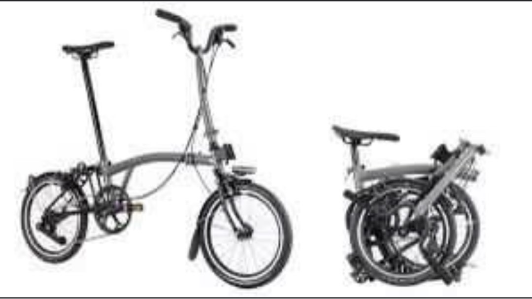 P line storm grey 4s brompton, Sports Equipment, Bicycles & Parts ...